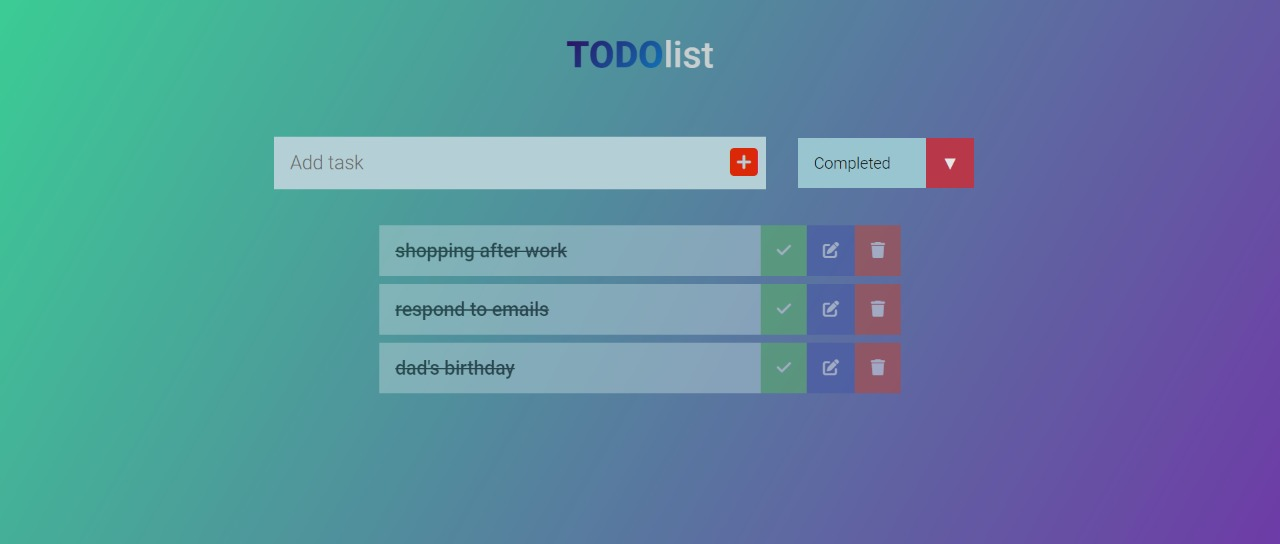 GitHub - aszkurlat/To-Do-List: Simply Javascript To-Do List