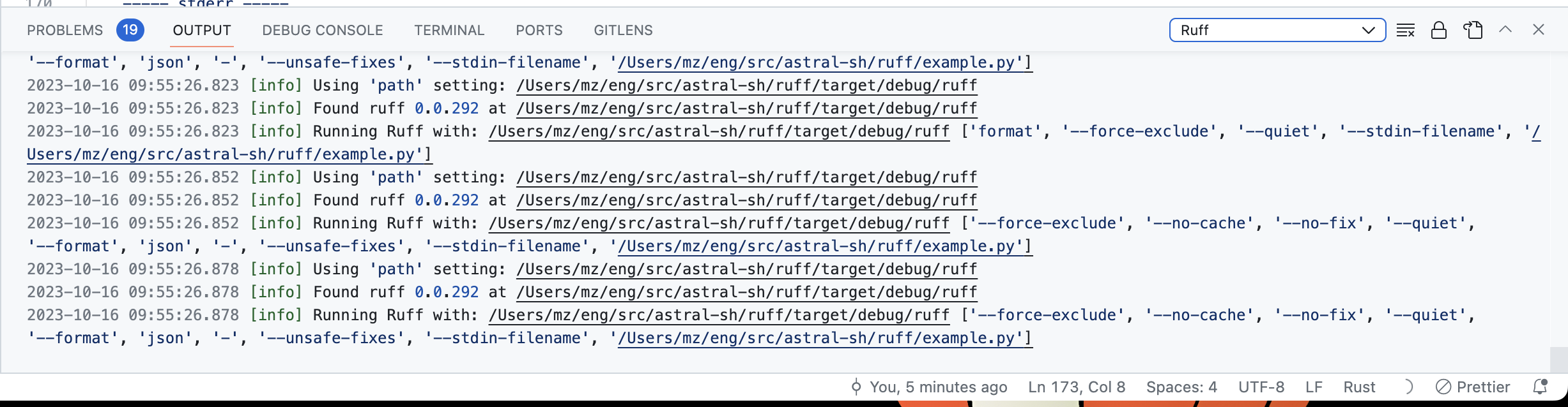 Faulted to apply Ruff formatting to the document · Issue #300 · astral ...