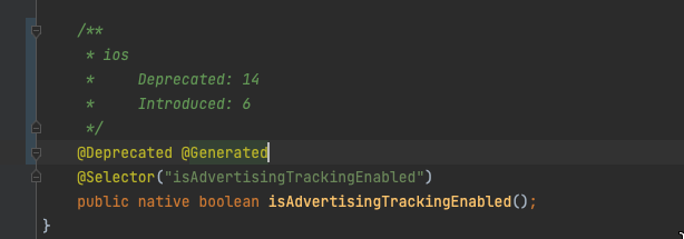 Clang doesn't recognize everything correctly as deprecated · Issue #168 · multi-os-engine/multi ...