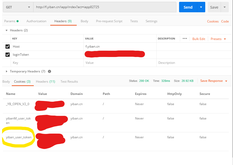 用yiban_user_token作为ck，一段时间后就会自己改变，并不是很好的选择，这可能是更好的选择。 · Issue #14 · SMU-CAA/yiban-api · GitHub