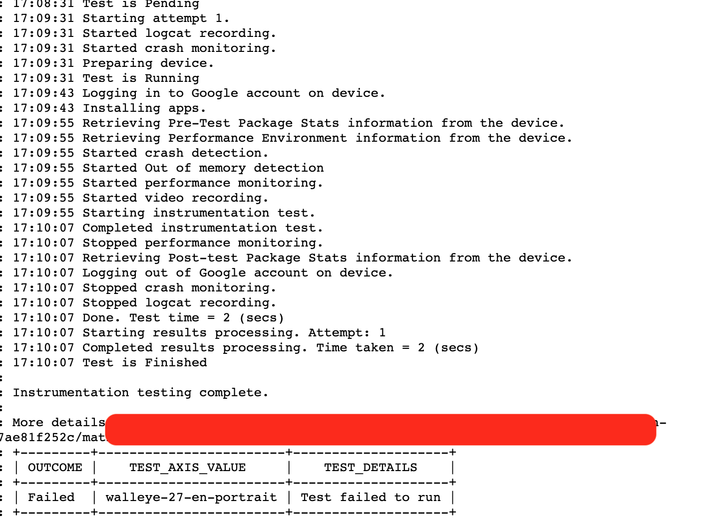 Firebase Testlab Tests Are Failing When Run From The Pipeline · Issue 73797 · Flutter Flutter