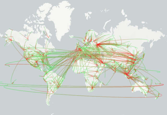 GitHub - sleeplesseditor/FlightLegVisualizer: A visualization of flight ...
