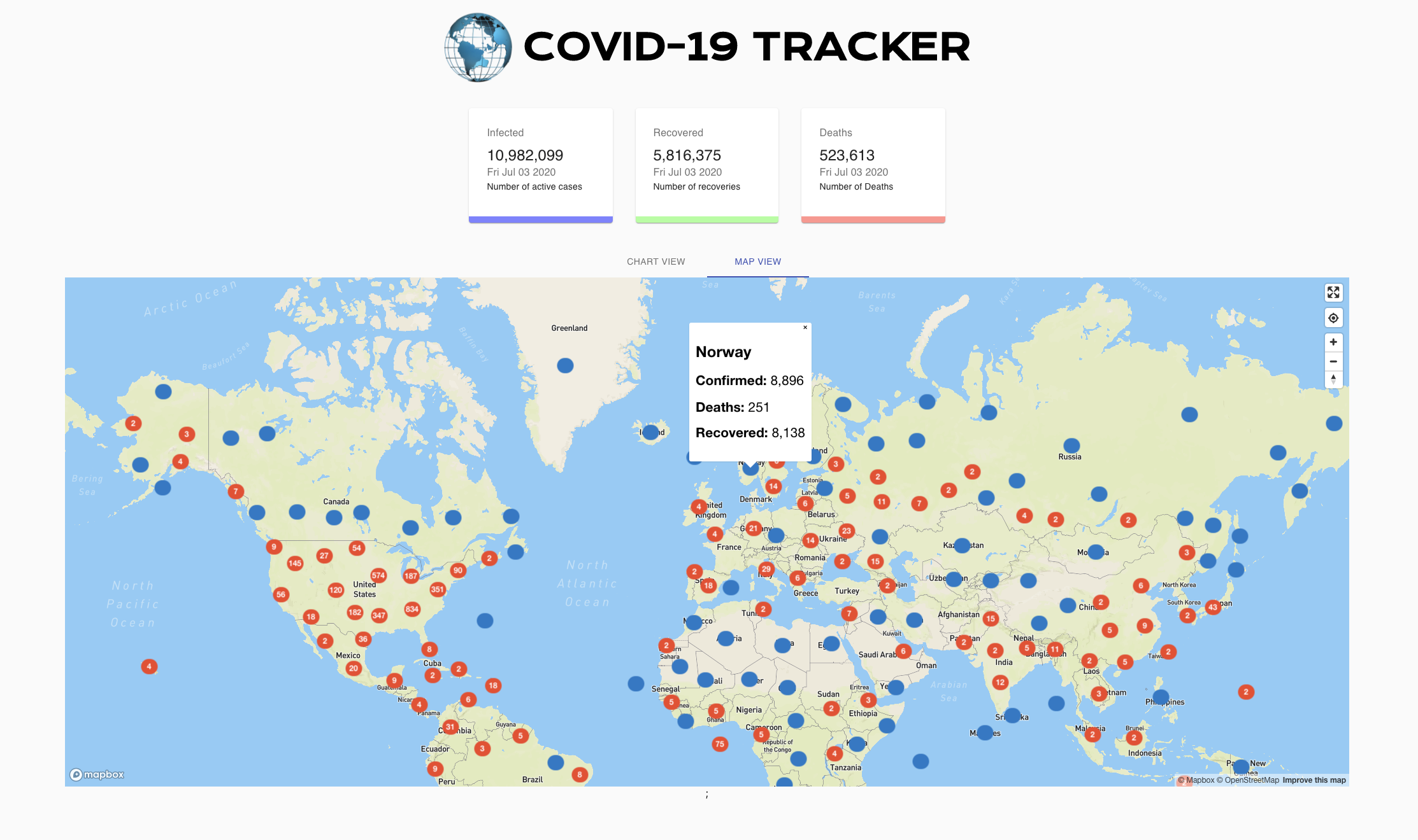 GitHub - sleeplesseditor/CoronaTracker: A COVID-19 information tracking ...