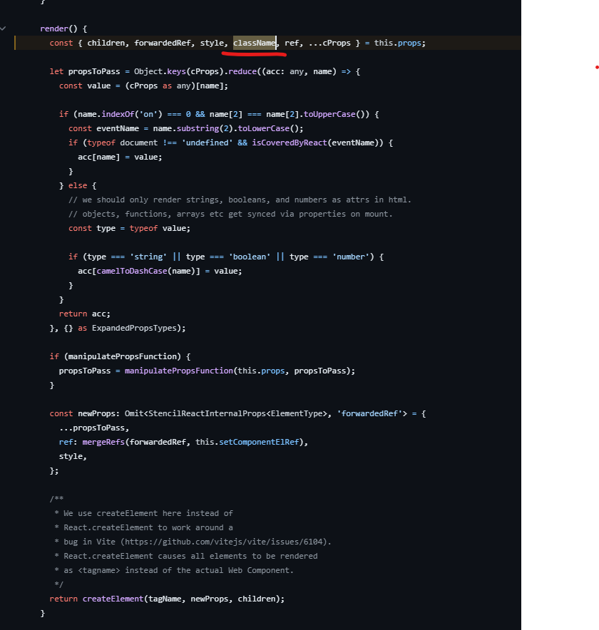 Bug Classname Not Transformed And Appplied When Using Serverside Rendering · Issue 360 · Ionic