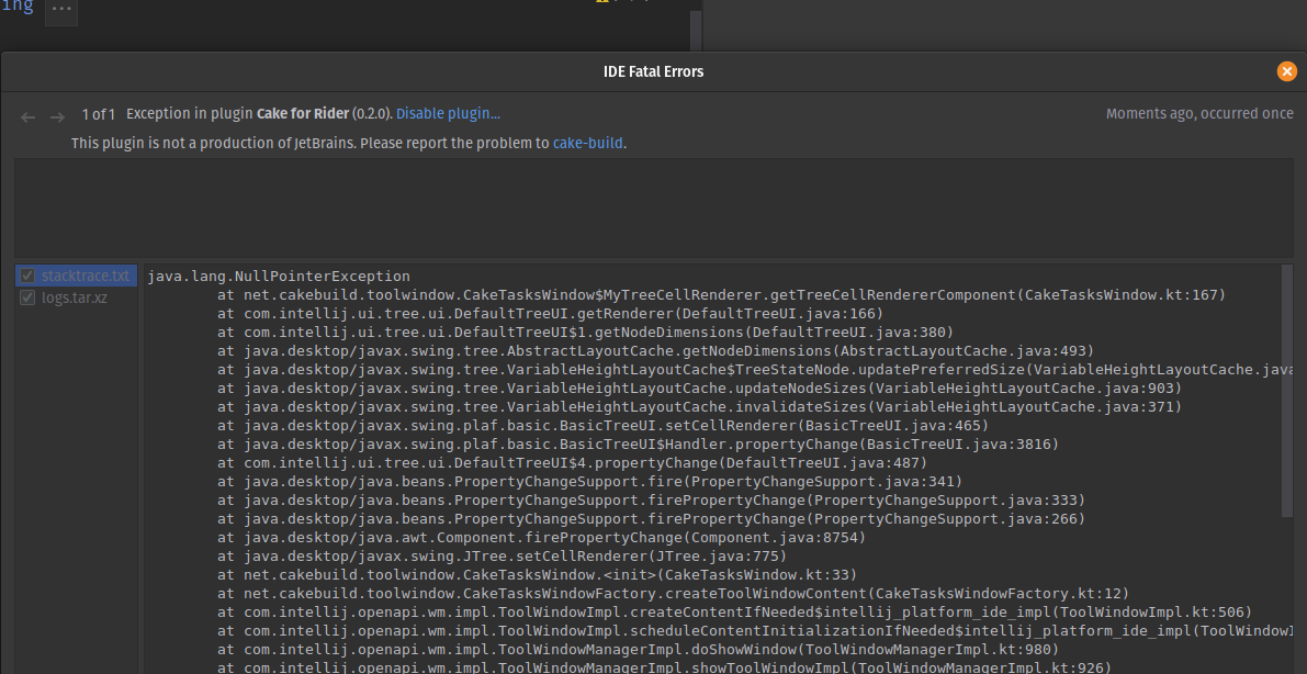 Cake Tasks window not working on linux · Issue #99 · cake-build/cake ...