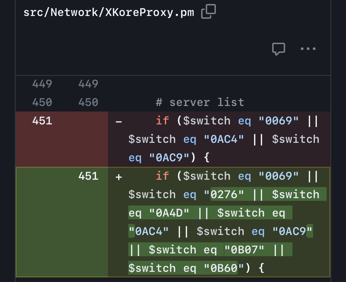 20220406 recvpackets and 0A4D packet · Issue #3792 · OpenKore/openkore · GitHub