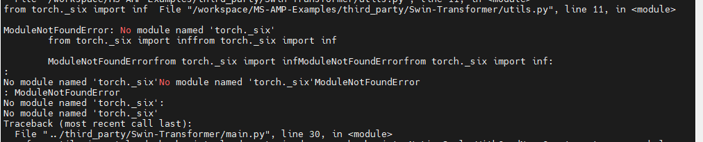 Swin-transformer compatibility issue with torch 2.0 · Issue #9 · Azure/MS-AMP-Examples · GitHub