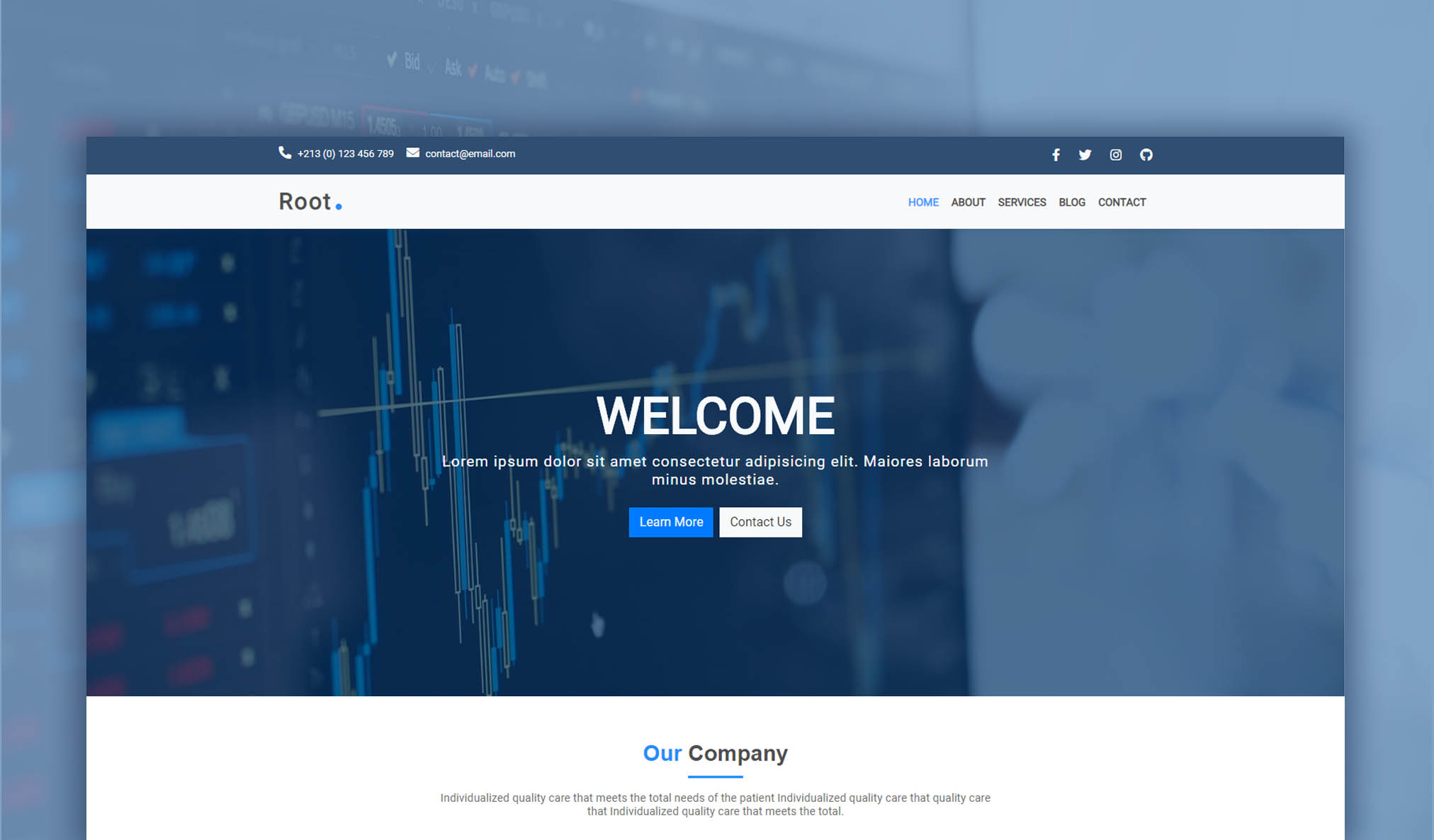 Root React Template Free Projects