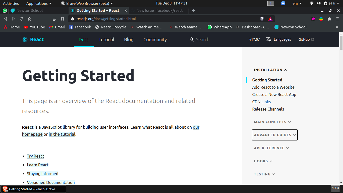 Dropdown not working on official react docs website! · Issue #20404 · facebook/react · GitHub