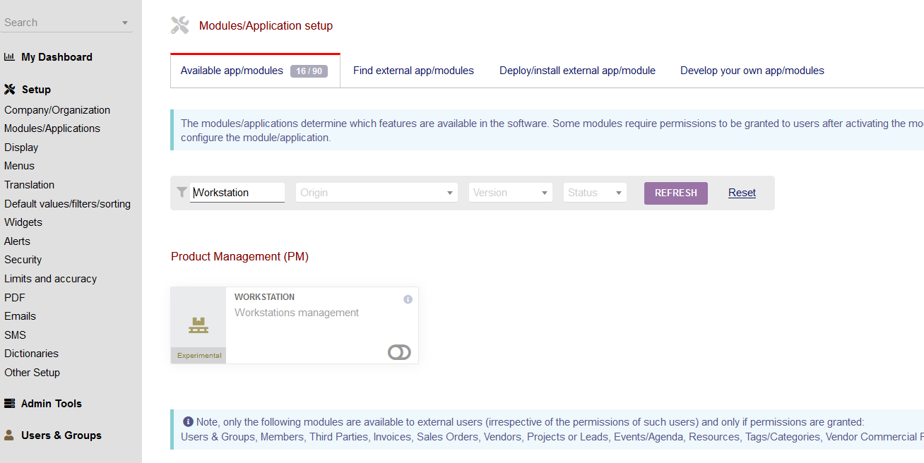 Product List not appear in v17.0.1 · Issue #24442 · Dolibarr/dolibarr · GitHub