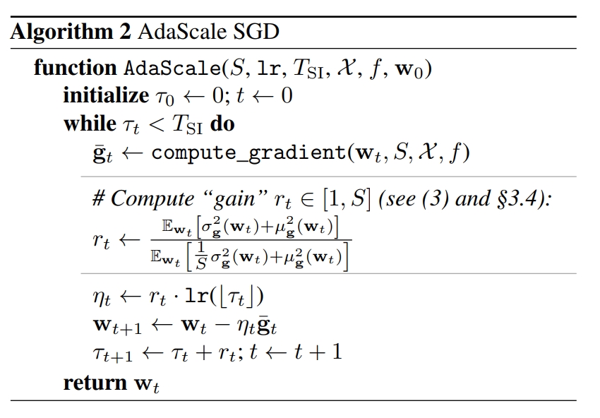 ICML '20 | AdaScale SGD: A User-Friendly Algorithm for Distributed Training · Issue #149 ...