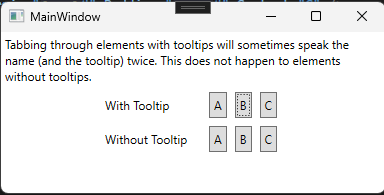 WPF app: Double speaking when using tab navigation between elements ...