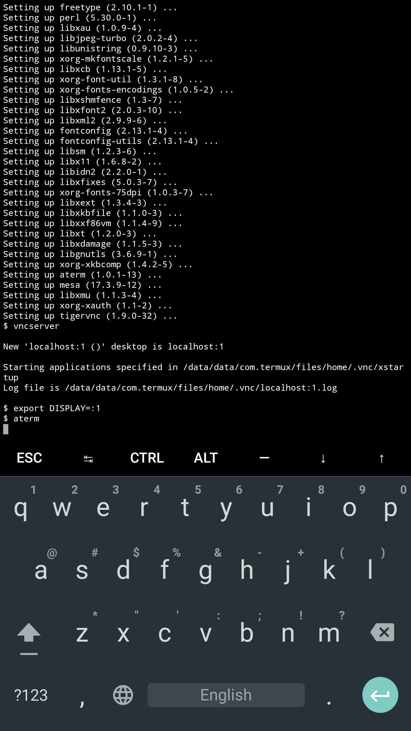 vncserver doesnt work · Issue #10209 · termux/termux-packages · GitHub