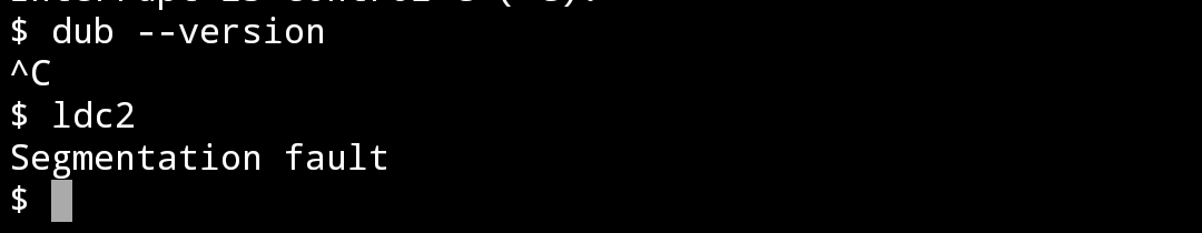 [LDC] Dub doesn't work properly · Issue #4189 · termux/termux-packages · GitHub