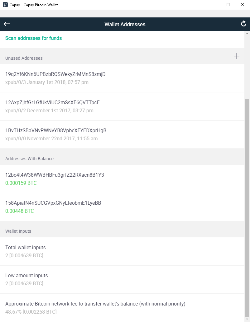 Spending this balance will need significant Bitcoin network fees · Issue #7728 · bitpay/wallet ...