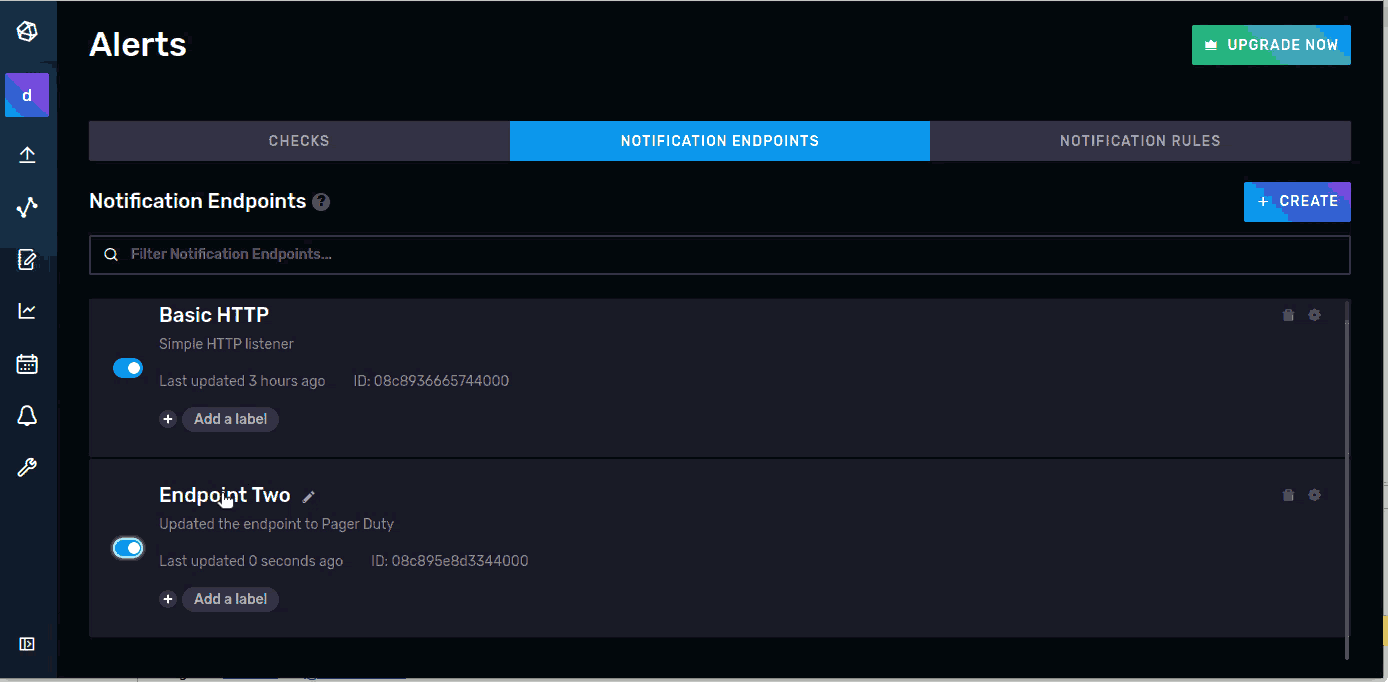 Alerts: deactivated endpoints are available when defining notification rule · Issue #3629 ...