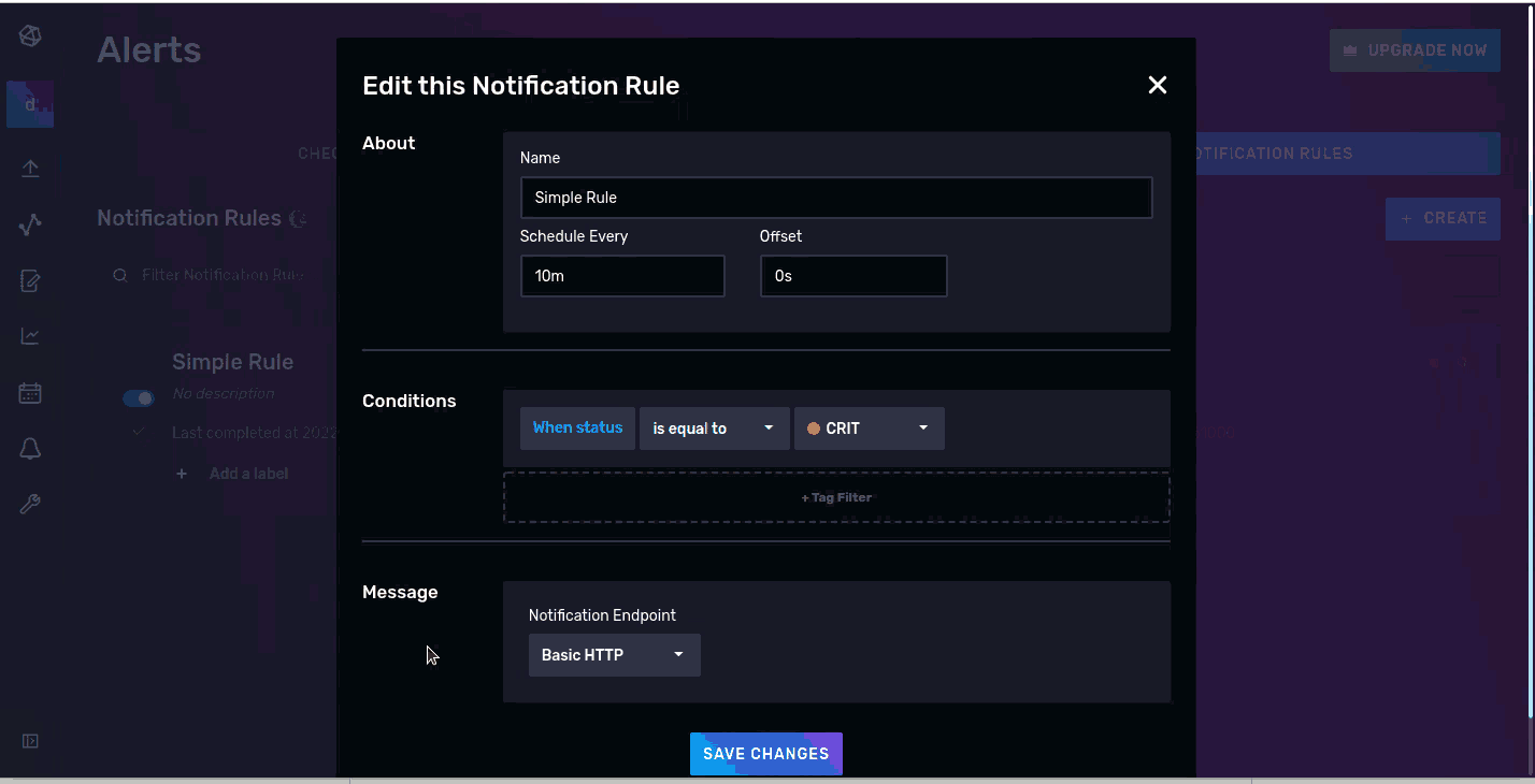 Alerts: Can deactivate notification endpoint in use without warning · Issue #3644 · influxdata ...