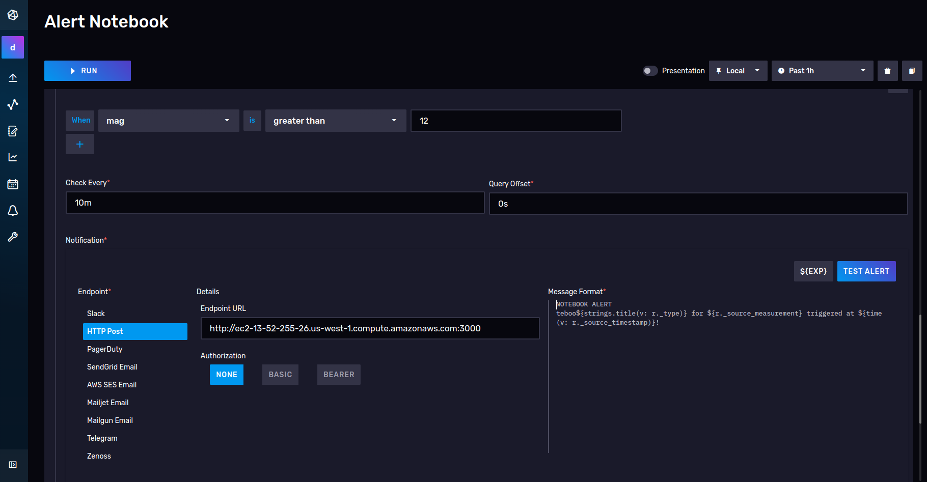 Notebooks(Alert): Alert messages are being received as spam · Issue #3707 · influxdata/ui · GitHub