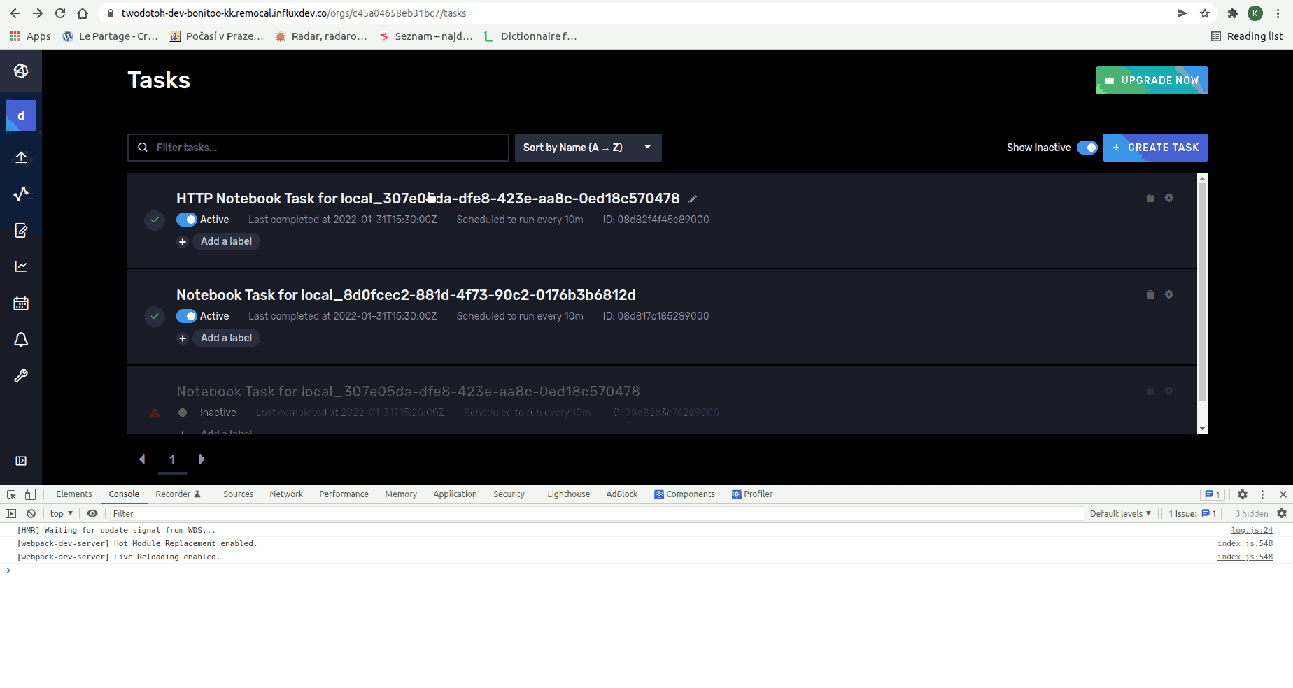Task(From Notebook): Cancel edit task throws exception Cannot read properties of null (reading ...