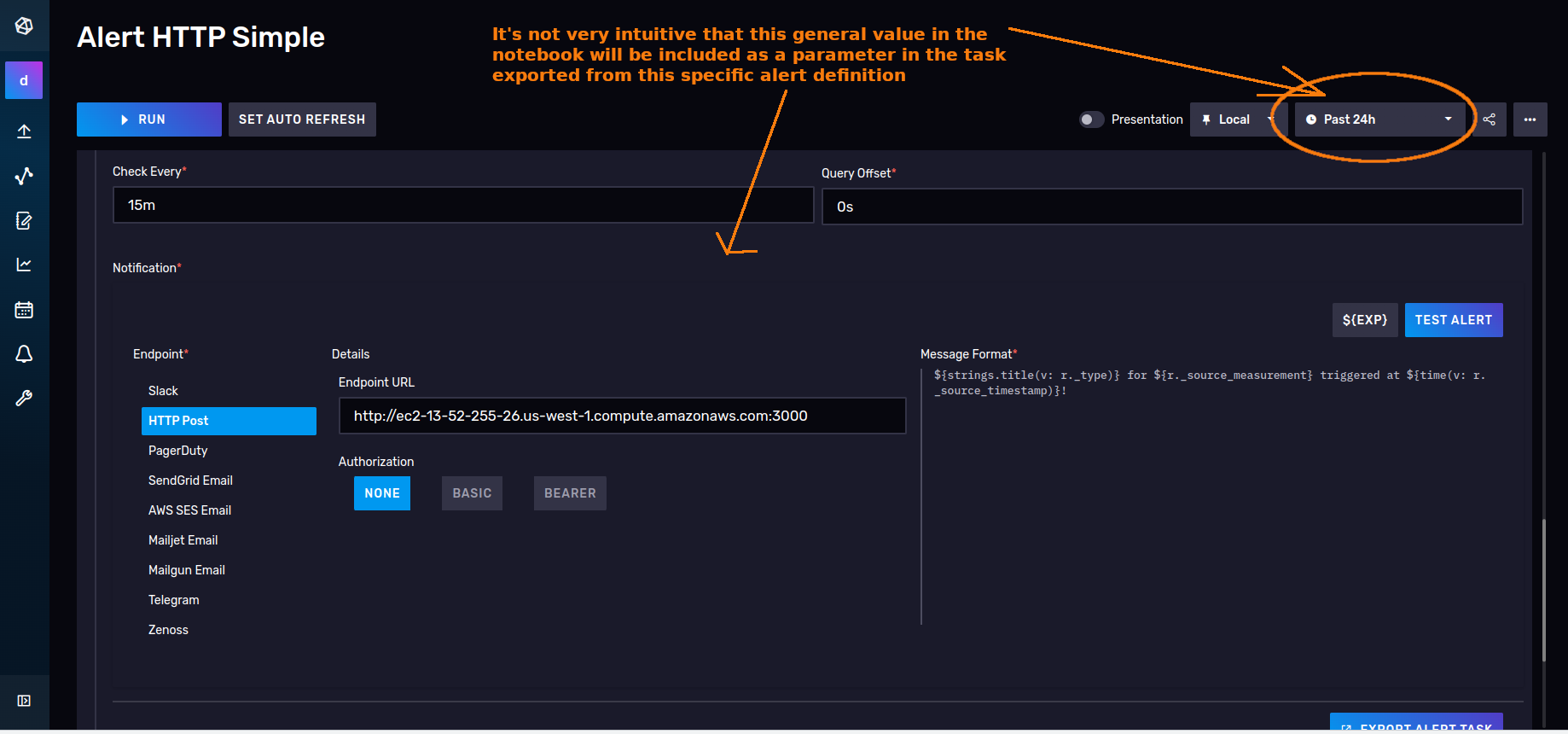 Notebooks(Alert): Alert messages are being received as spam · Issue #3707 · influxdata/ui · GitHub