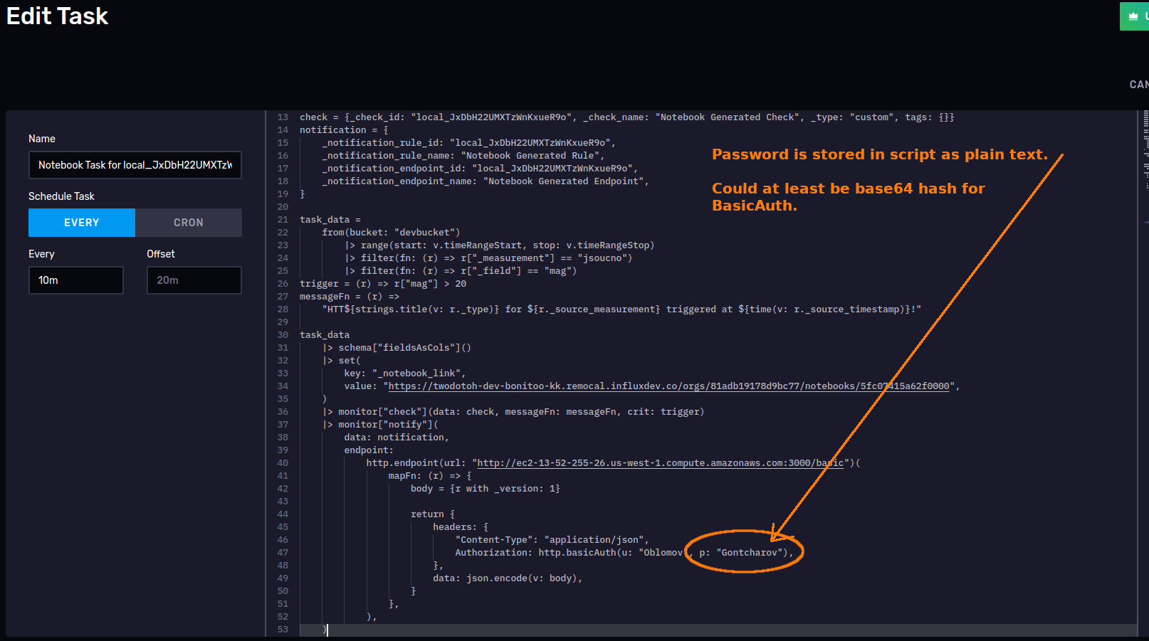 Notebook(Alert): HTTP Basic Alert generated script stores password in plain text · Issue #3876 ...