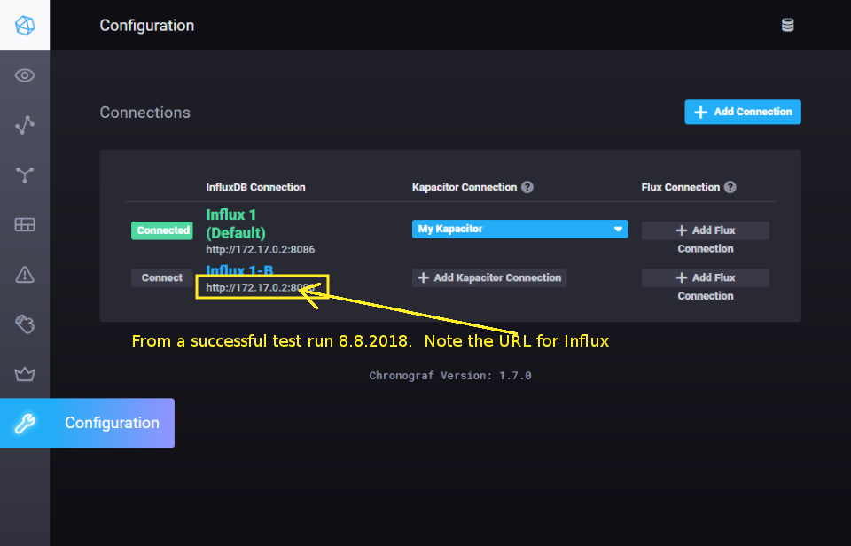 Config Wizard - Add Kapacitor does not reuse base URL found for associated Influx URL · Issue ...