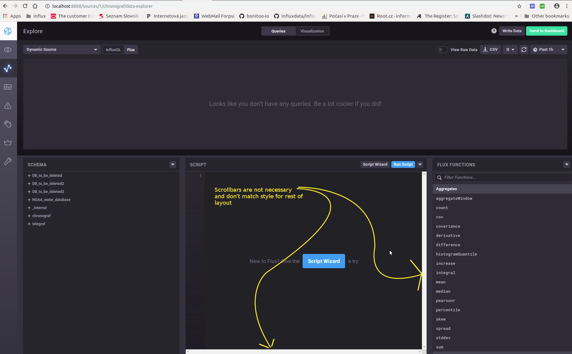 Data Explorer - Flux Editor - After resize shows ugly useless scrollbars · Issue #4871 ...
