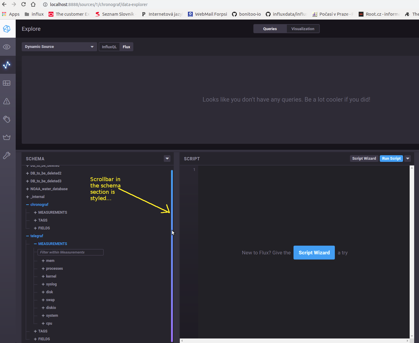 Data Explorer - Flux Editor - After resize shows ugly useless scrollbars · Issue #4871 ...