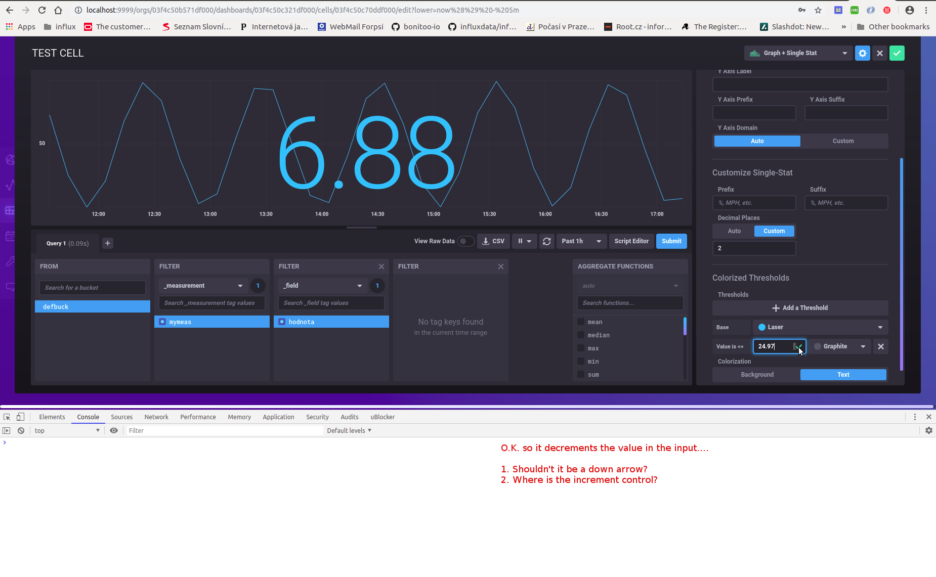 [UI] -- Cell Visualzation - Graph w Stat - Threshold input has ...
