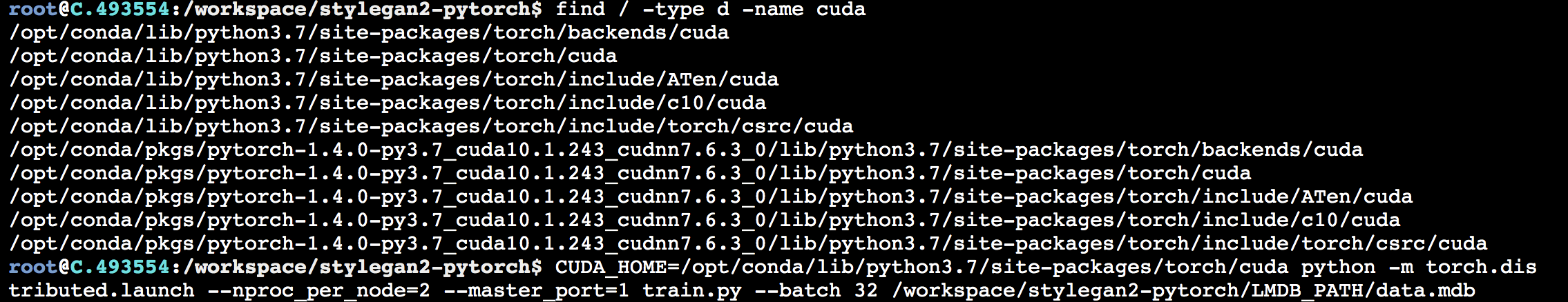 returned non-zero exit status 1 · Issue #54 · rosinality/stylegan2-pytorch · GitHub