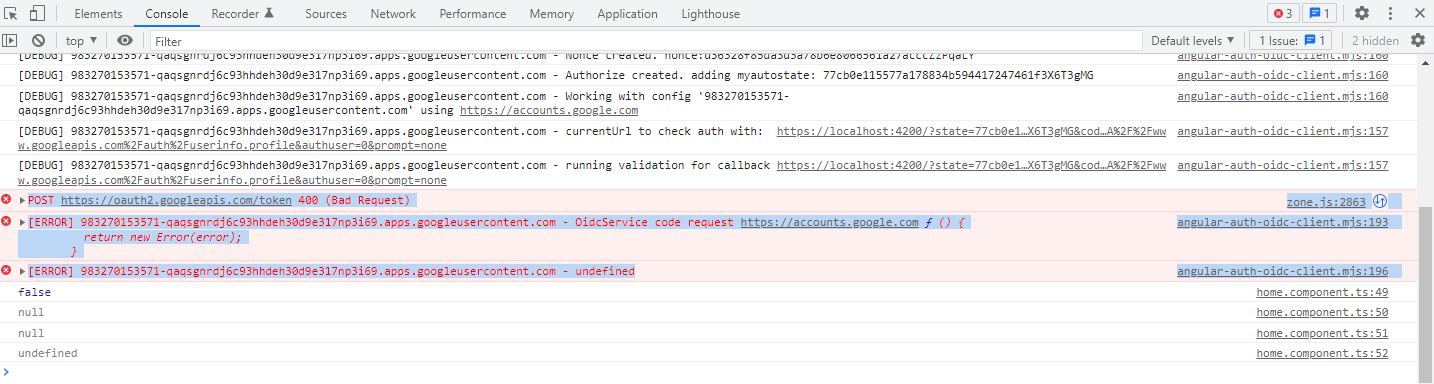 [bug]: After Successful Login Getting Error Of Not Logged In And 