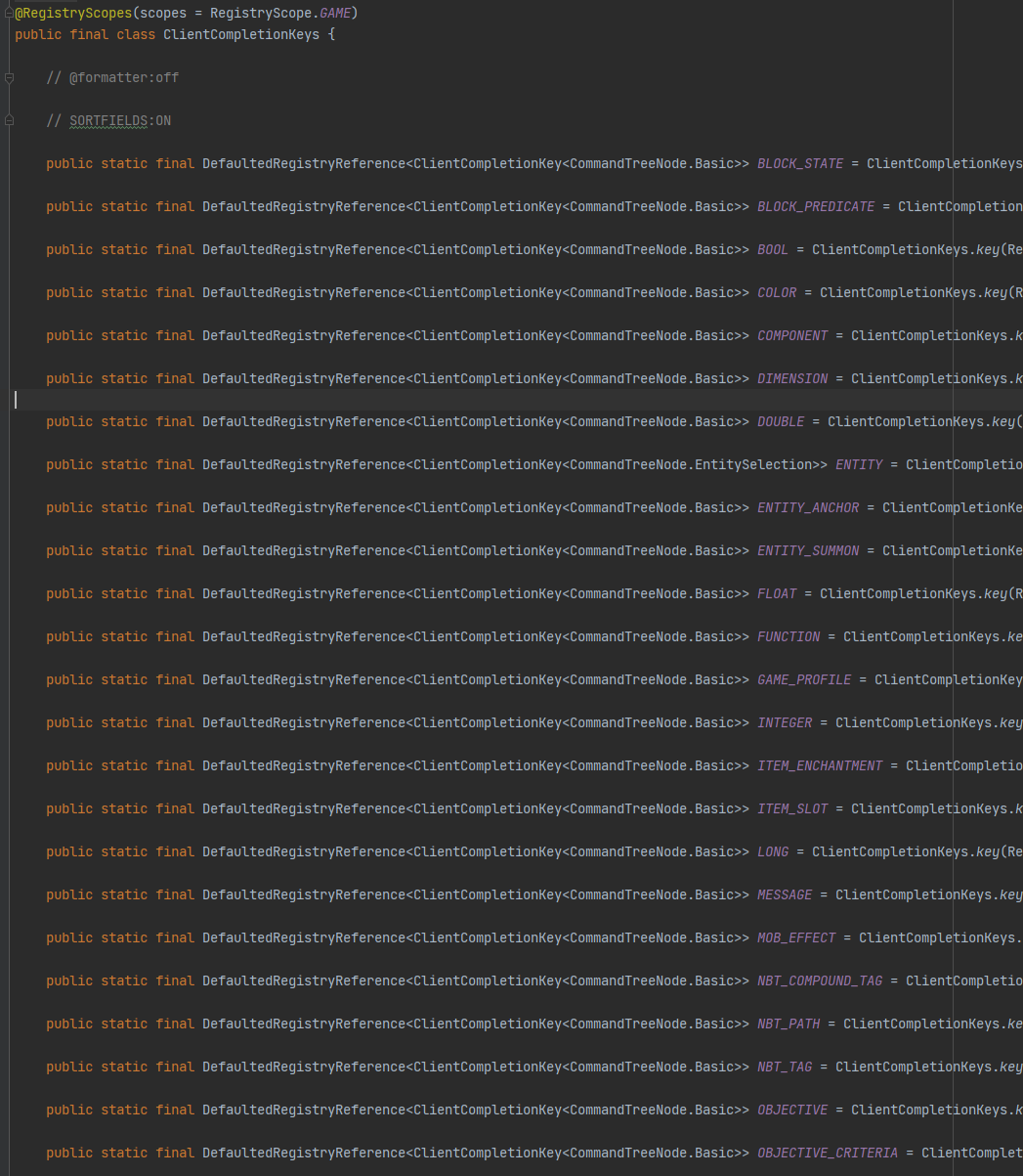 Missing ClientCompletionTypes · Issue #2289 · SpongePowered/SpongeAPI · GitHub