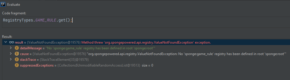 GameRule registry is empty/not-defined in API-8 · Issue #3282 · SpongePowered/Sponge · GitHub