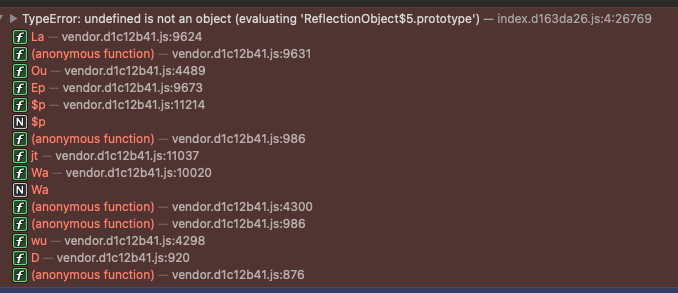 TypeError: undefined is not an object (evaluating 'ReflectionObject.prototype') · Issue #1662 ...