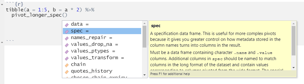 Code completion bug: Function argument suggestion for R functions does ...