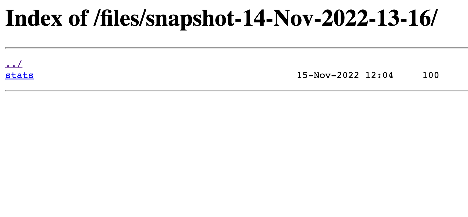 Snapshot opera-full_14-Nov-2022-13-16 removed · Issue #394 · Fantom-foundation/go-opera · GitHub