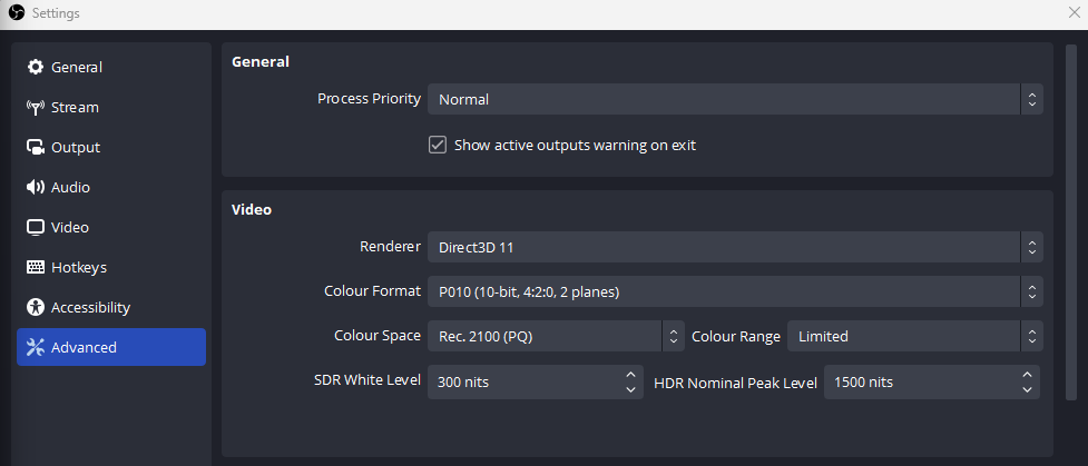 Wrong colors in HDR screen capture created with OBS 28.0.2 · Issue #10696 · mpv-player/mpv · GitHub
