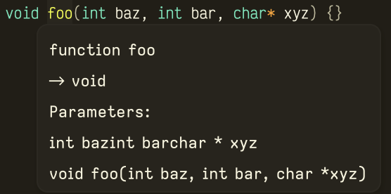 function hover tooltips have unreadable parameter listings · Issue #5992 · zed-industries/zed ...
