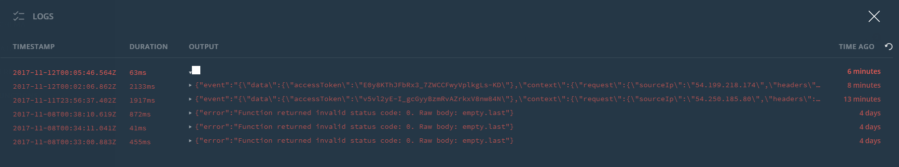 Can't see function log output in cli · Issue #1251 · prisma/prisma1 · GitHub