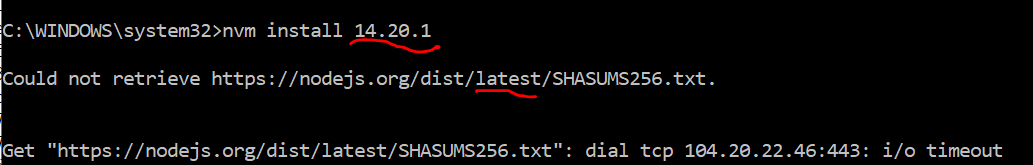 Problem installing node on windows for the first time using nvm windows. · Issue #436 ...