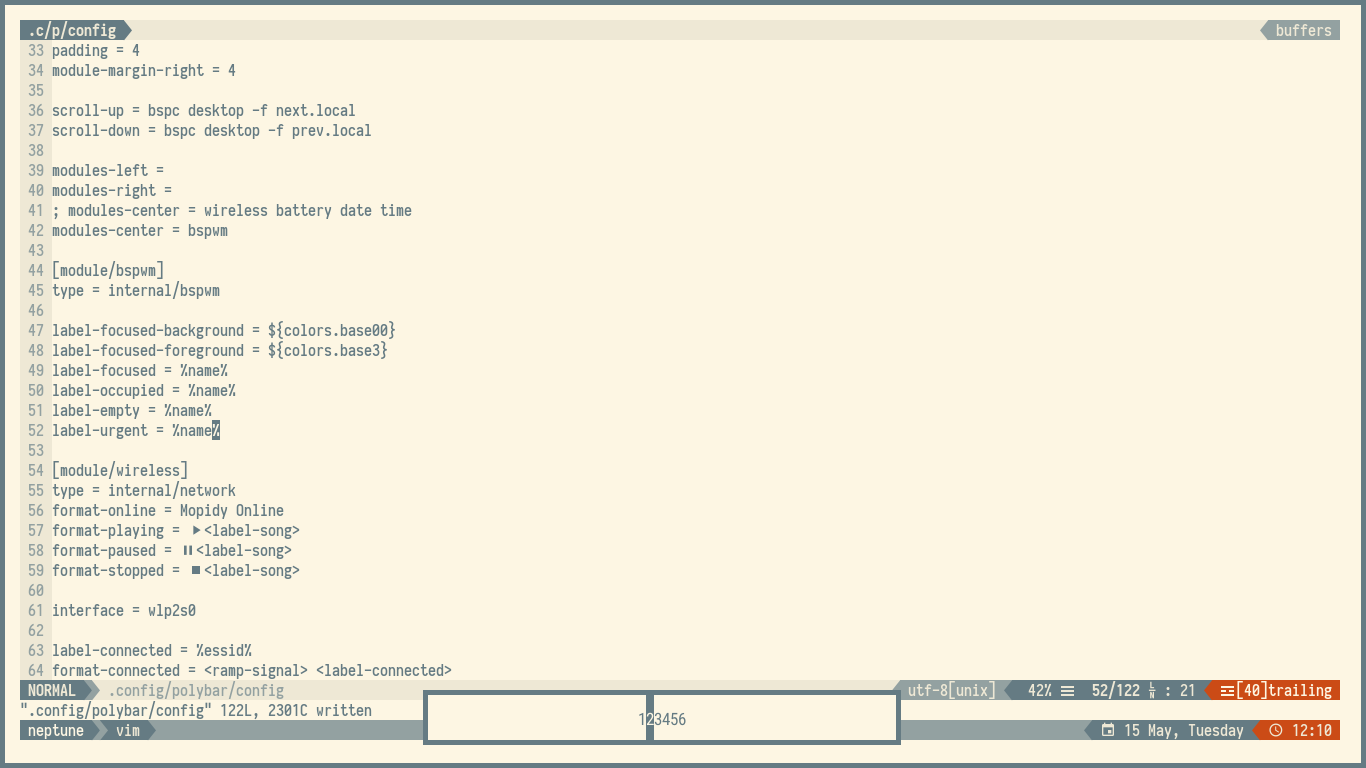 Extra space to the left of workspace label? · Issue #1226 · polybar/polybar · GitHub