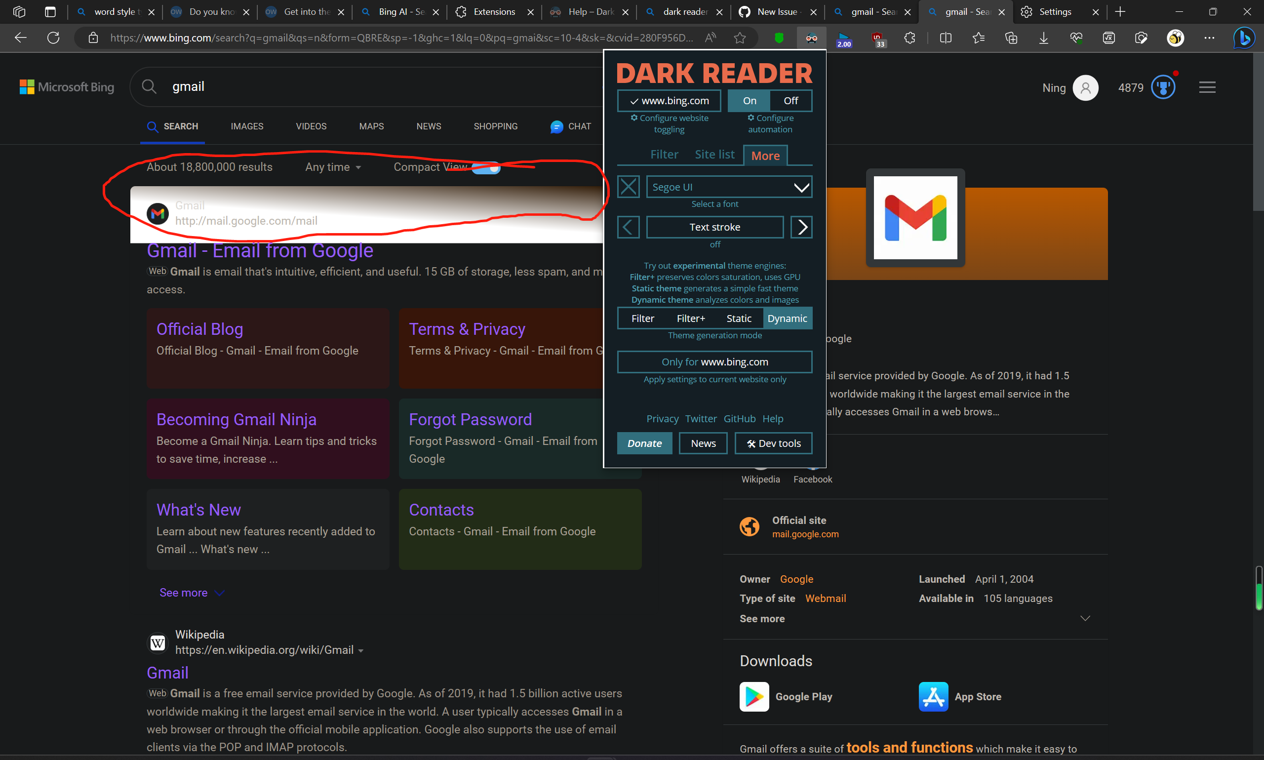 Broken Website Bing Chat And · Issue 11496 · Darkreaderdarkreader · Github 9146