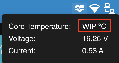 core: frontend: health: fix missing temperature · Issue #776 · bluerobotics/BlueOS · GitHub
