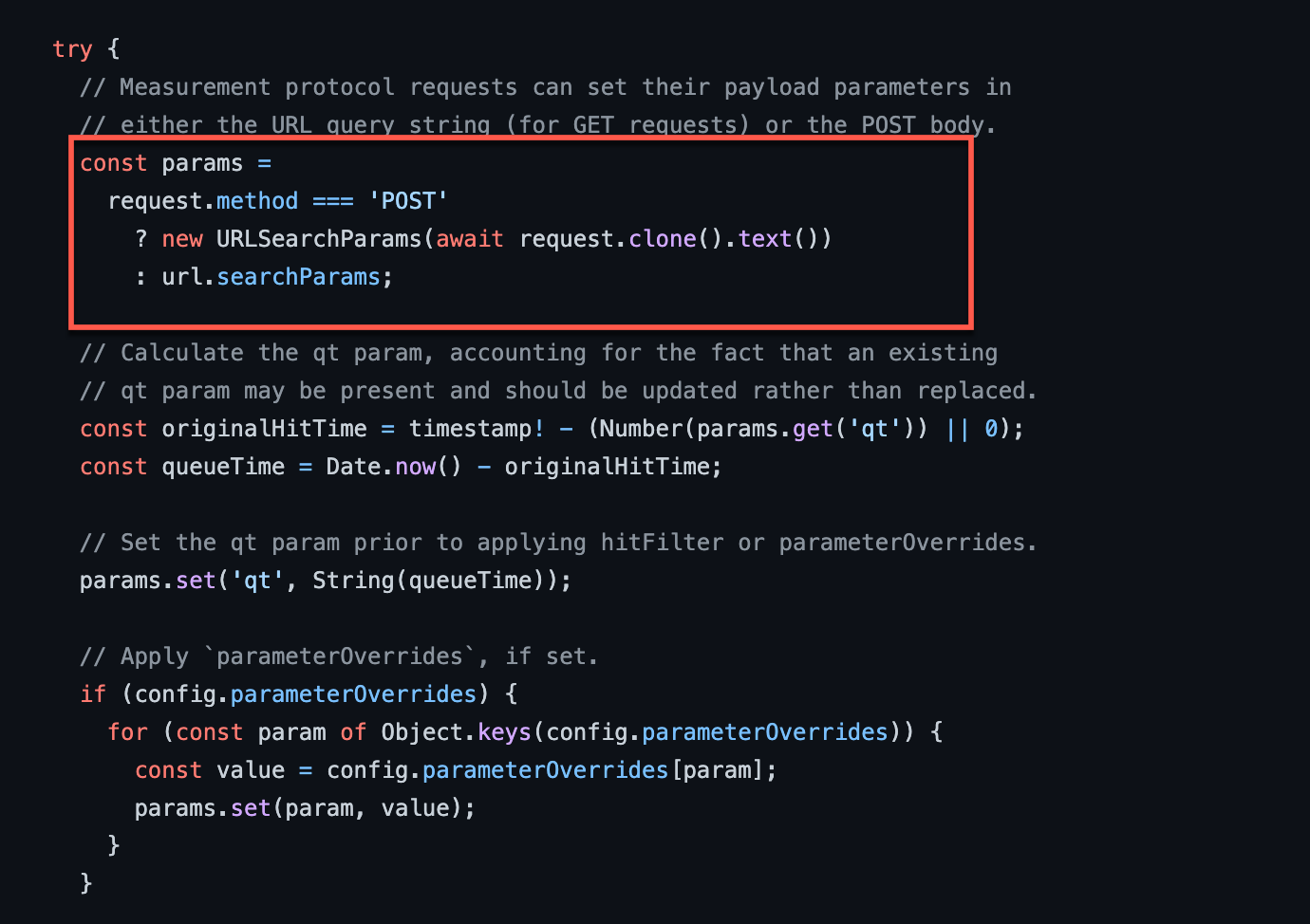 `workbox-google-analytics` disregard payload parameters when it's a POST request · Issue #3081 ...