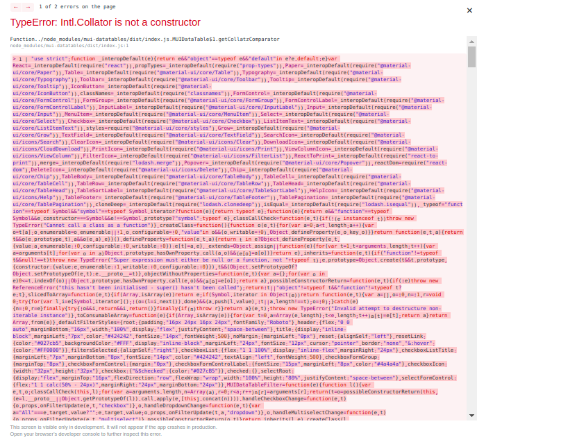 Using This Component Gives Typeerror Intlcollator Is Not A Constructor · Issue 330 · Gregnb 