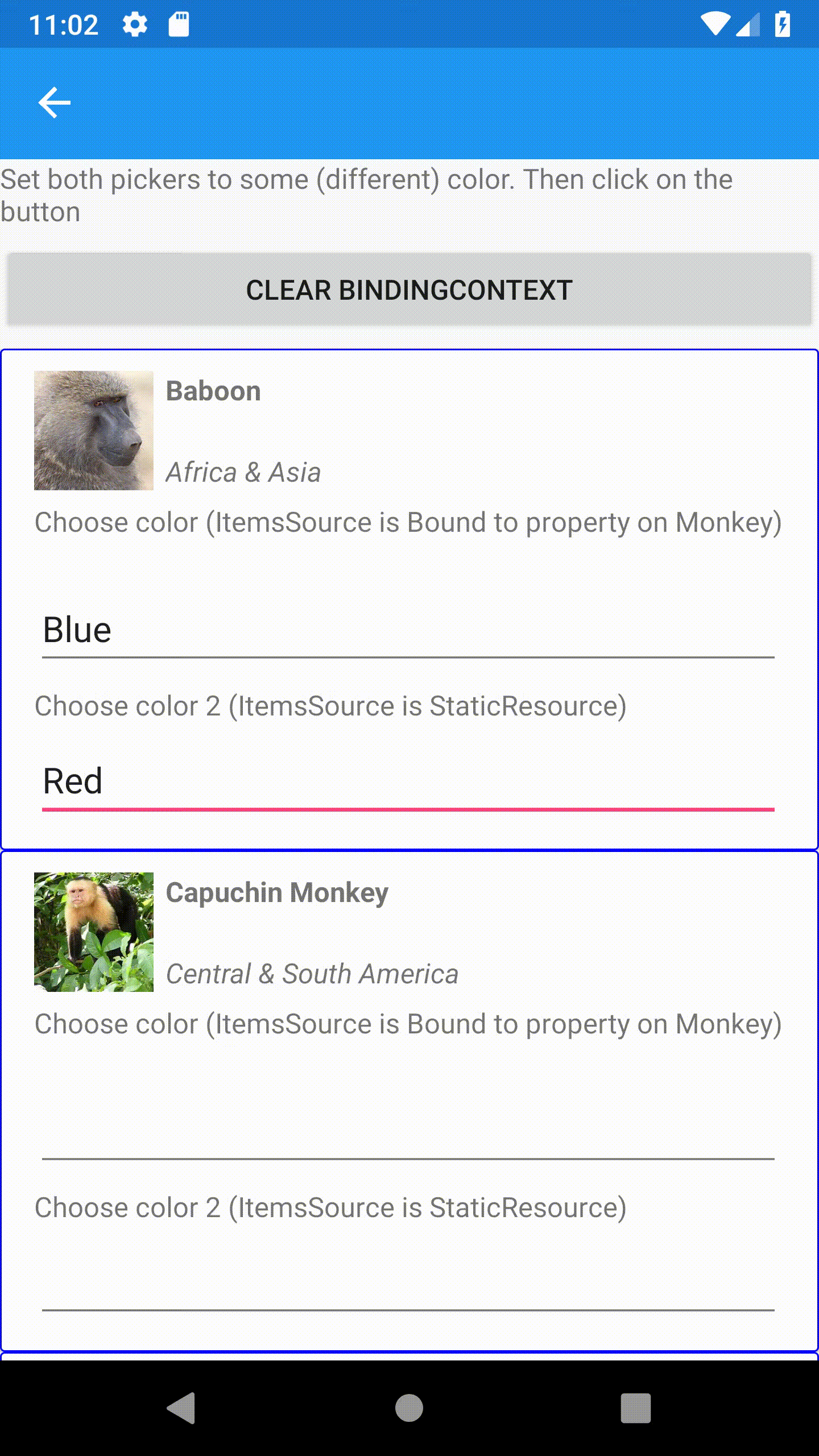[Bug] Picker sets null to bound property on BindingContext change · Issue #7340 · xamarin ...