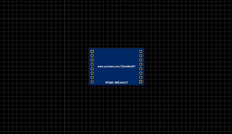 Github Zenomodiff Rfm95 Lora Module Breakout Pcb Zeno Version This