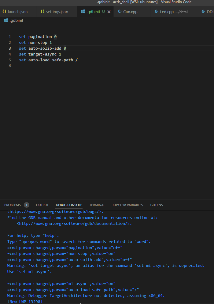 Linux Debugger overrides setup command options · Issue #3324 ...
