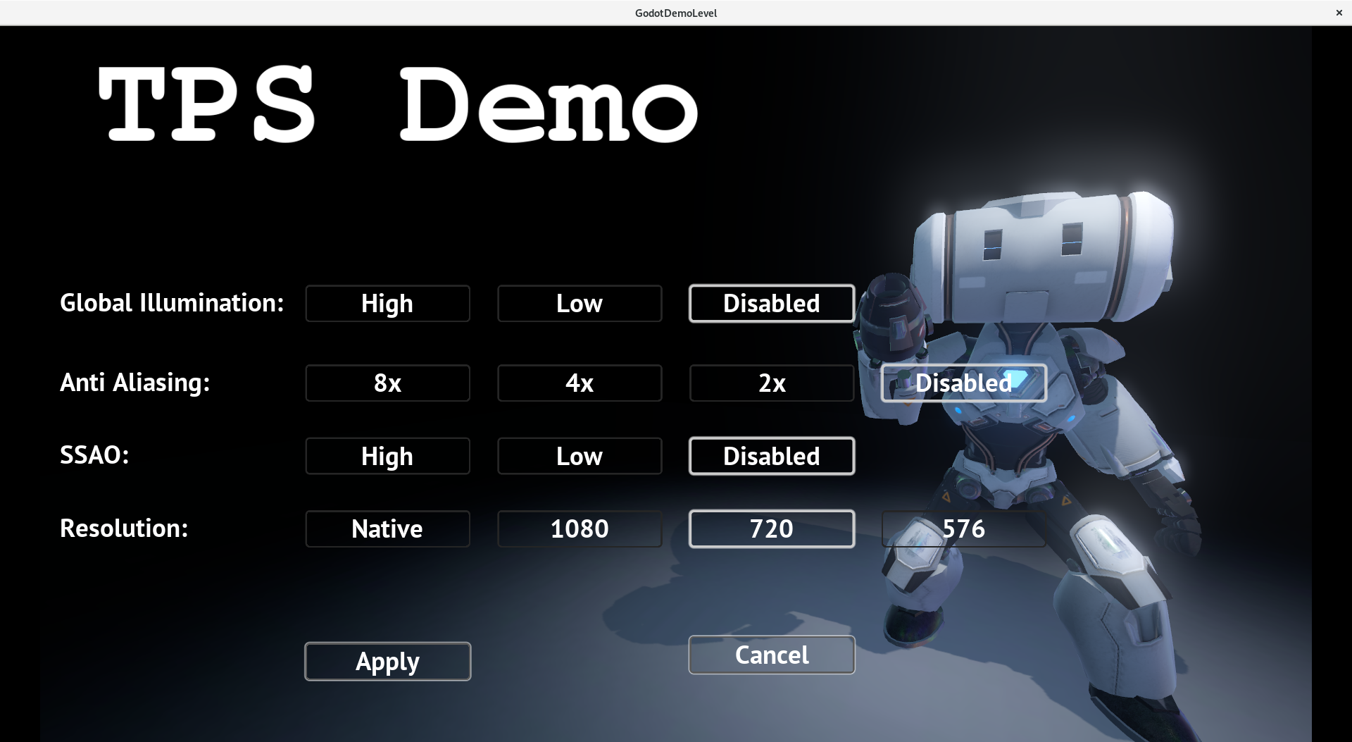 [Regression] TPS demo on low settings turns white [Intel, GLES3] · Issue #26778 · godotengine ...